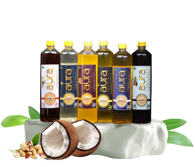 Aura Pure Oils – The best cold pressed oils that are wood pressed.